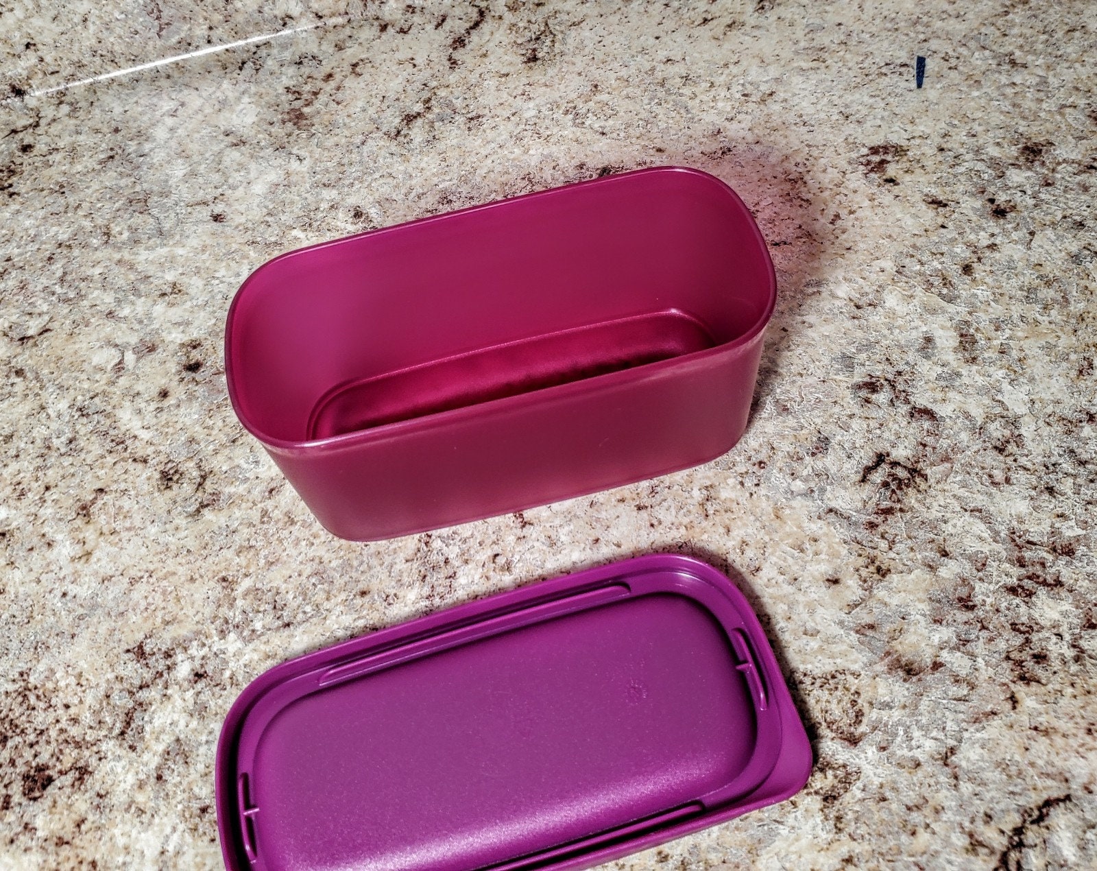 Tupperware Basic Bright Mini Rectangle Snack Container 8162 - Etsy