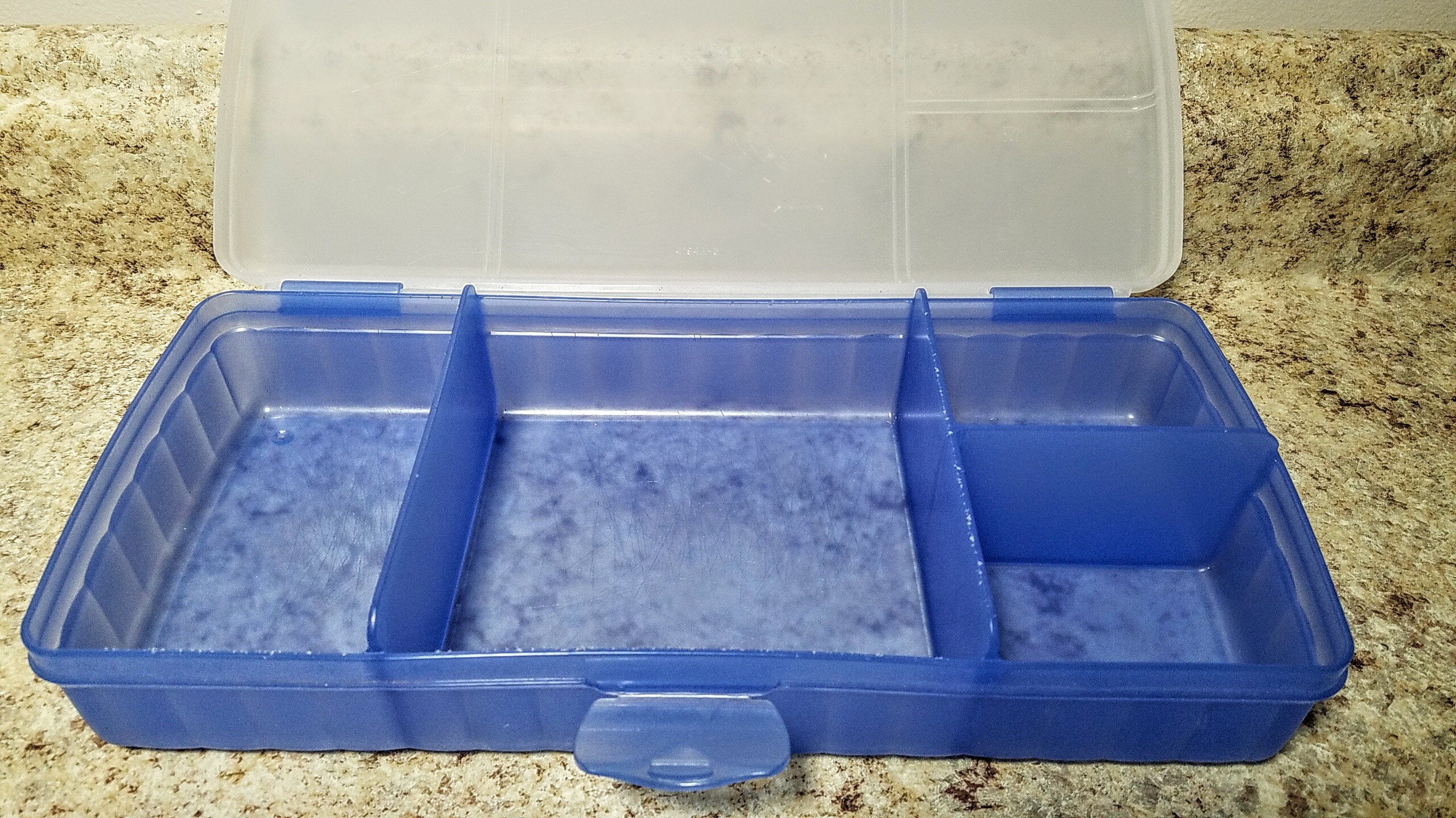 Tupperware Lunch N Things Divided Container Craft Storage Organizer ...