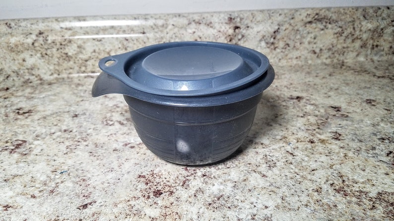 Tupperware Prep Essentials Mini Mixing Bowl 4971 Dark Grey | Etsy