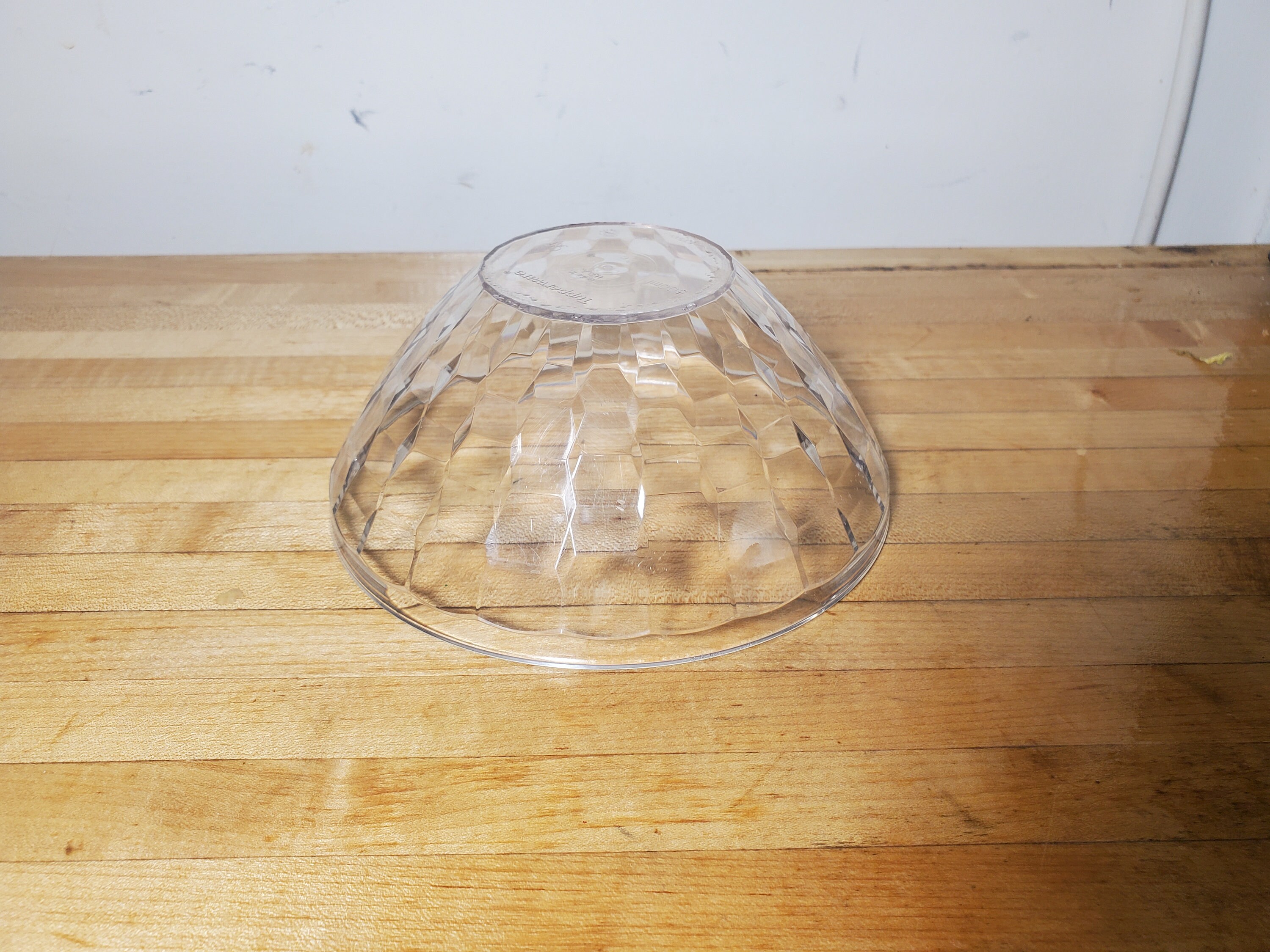 Tupperware Ice Prisms Serving Bowl Clear 6 500ml Excellent Condition ...