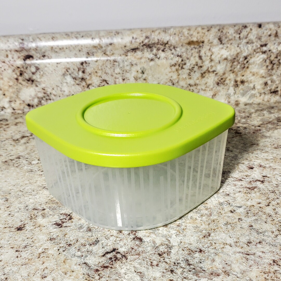 Tupperware Fresh N Cool 2 Cup Storage Containers New Lime Green 5056 - Etsy