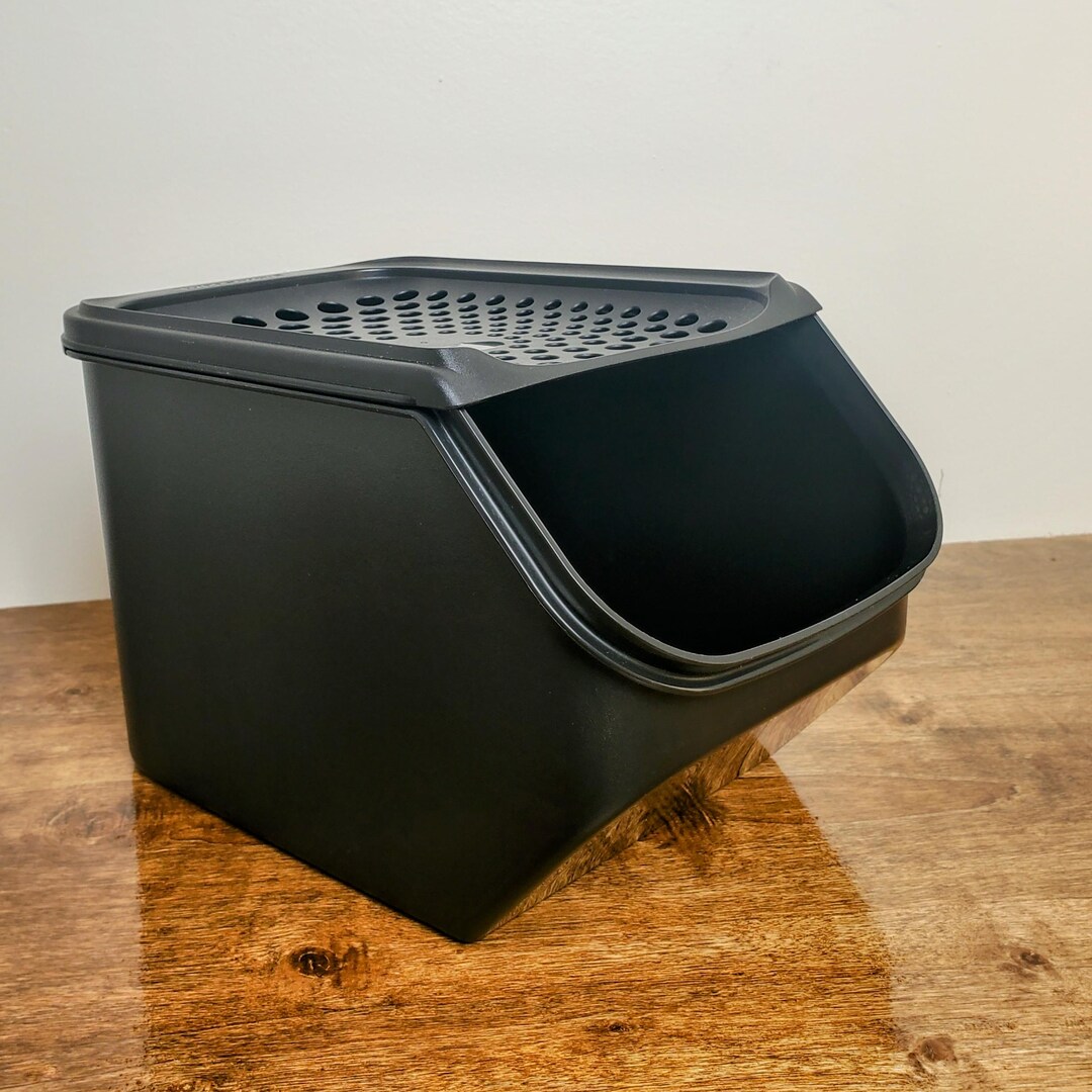 Tupperware #4013 Modular Mates Smart Black Garlic & Onion Storage ...