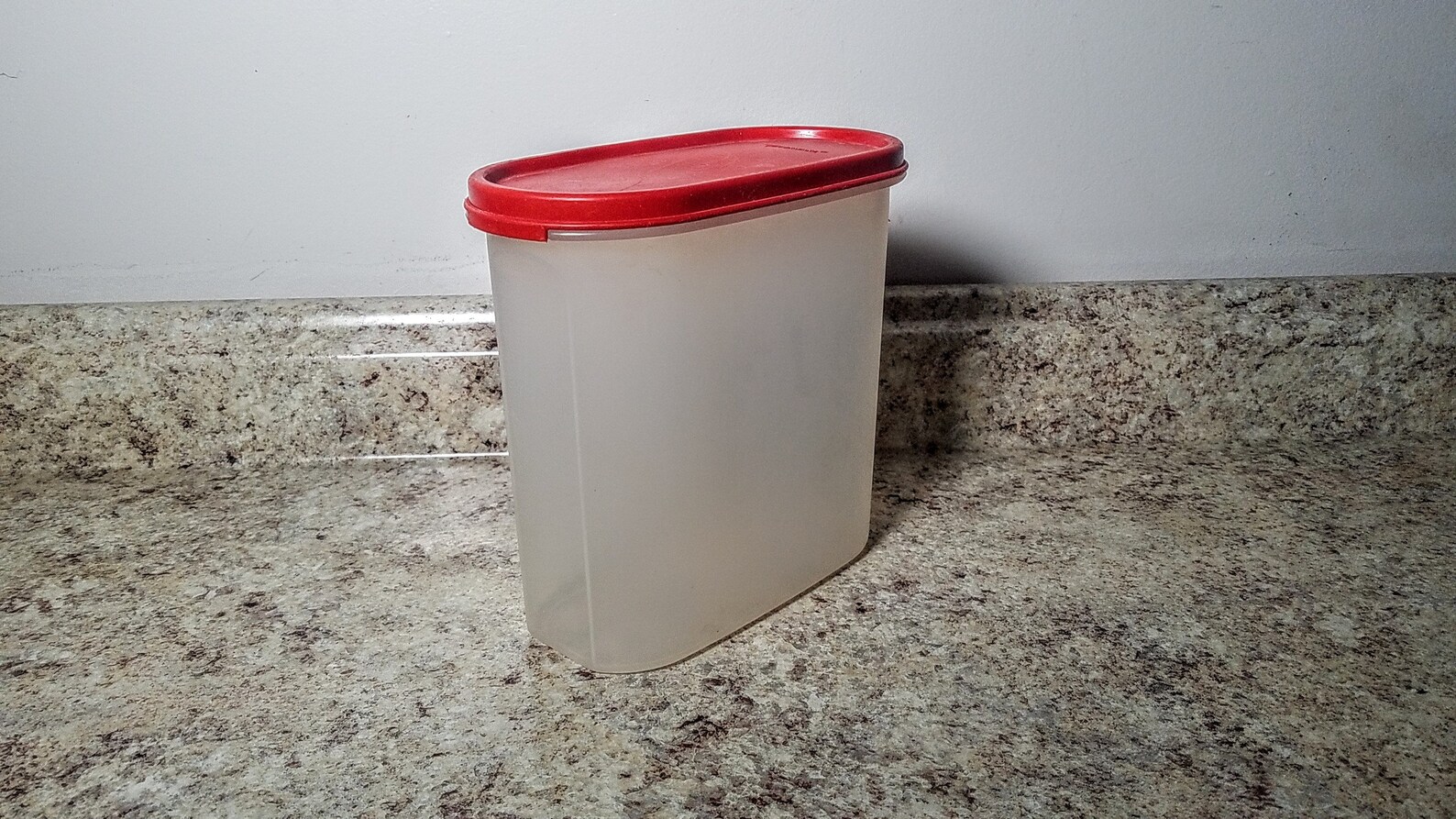 Tupperware Red Top Modular 1.7 Litres Oval Storage Container 1613 - Etsy