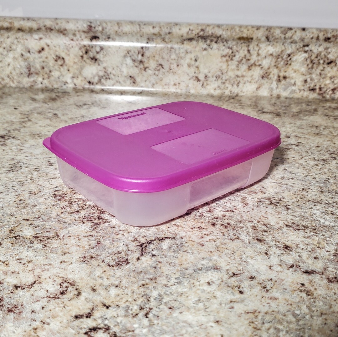 TUPPERWARE Freezer Mates Food Containers 2088 2089 Pink Purple 1.25 ...