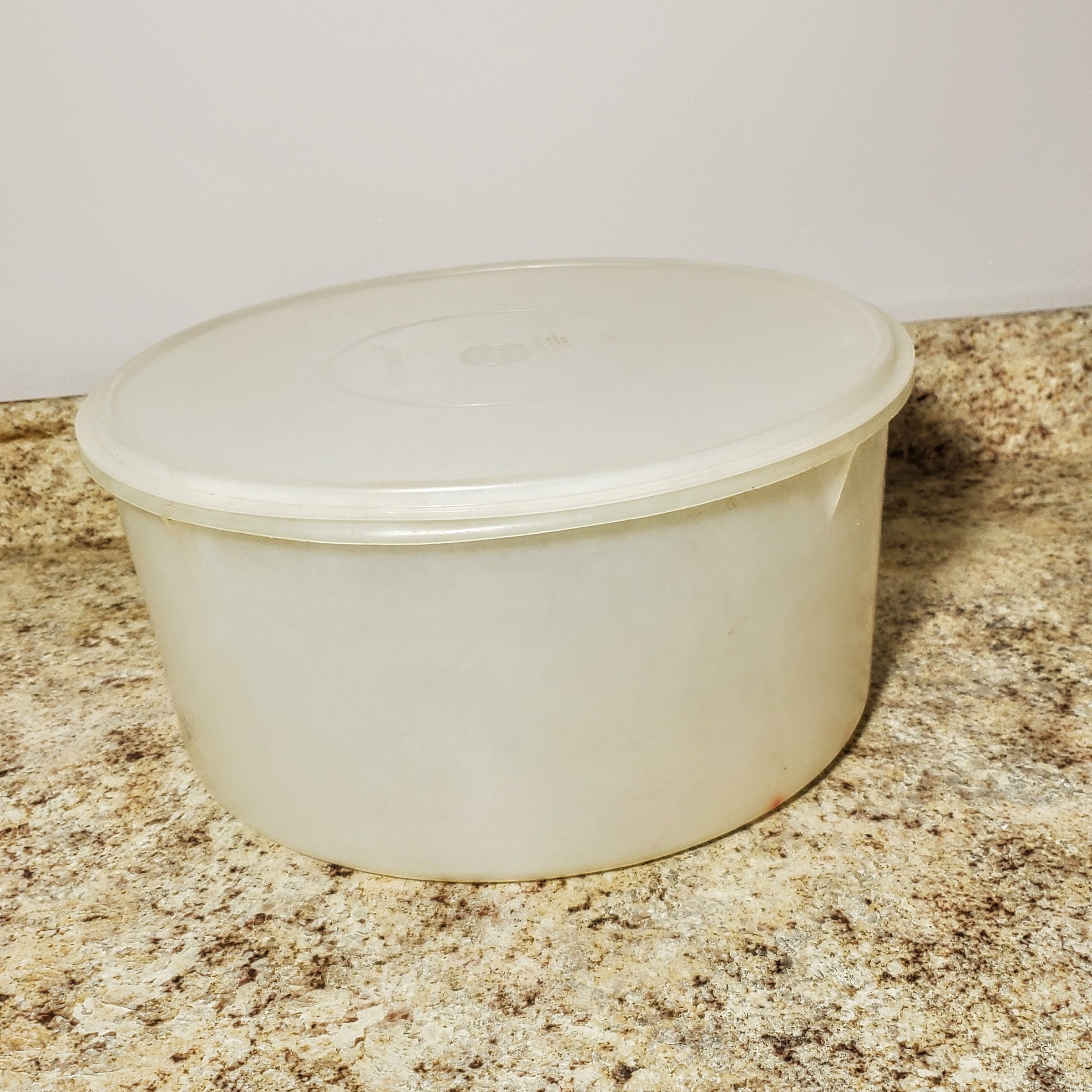 AS IS Tupperware 256 Cake Pie Carry All Round Container 32 Cup 12 Round ...