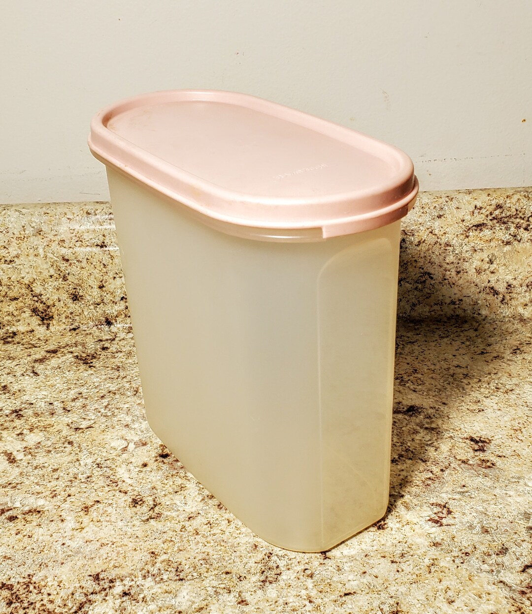 Tupperware Pink Top Modular 1.7 Litres Oval Storage Container 1613 - Etsy