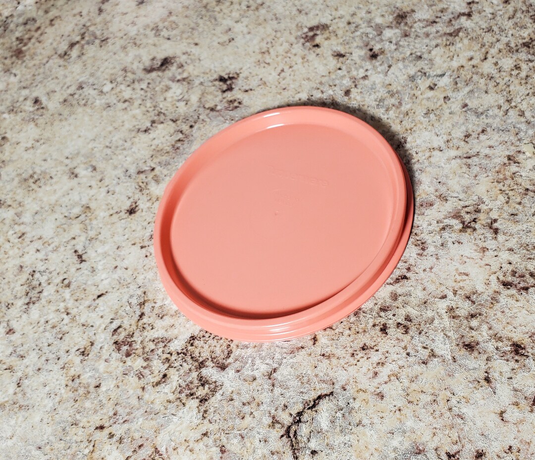 Tupperware #5227 Replacement Seal Lid Peach "a" Tab - Lid for Hamburger ...