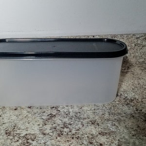 Tupperware Black Top Super Oval Modular 1.8 Litres Oval - Etsy