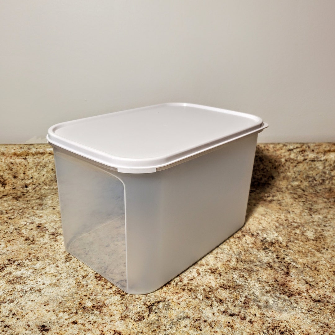 NEW Tupperware Modular Mates Rectangular 3 White Seal 27 Cups Rectangle ...