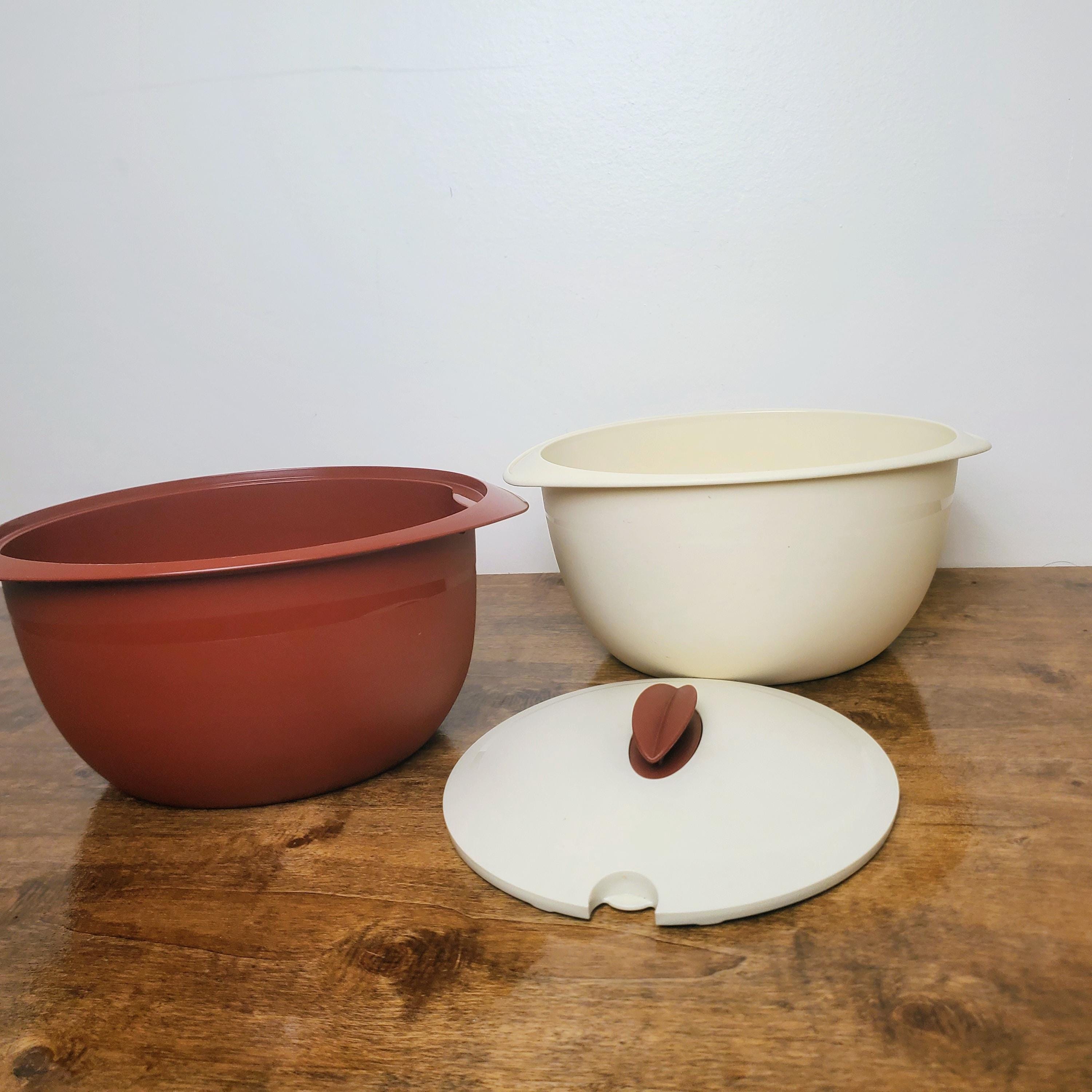 Tupperware Microwave Maroon Insulated Heat Serve & Store Bowls 4995 - Etsy