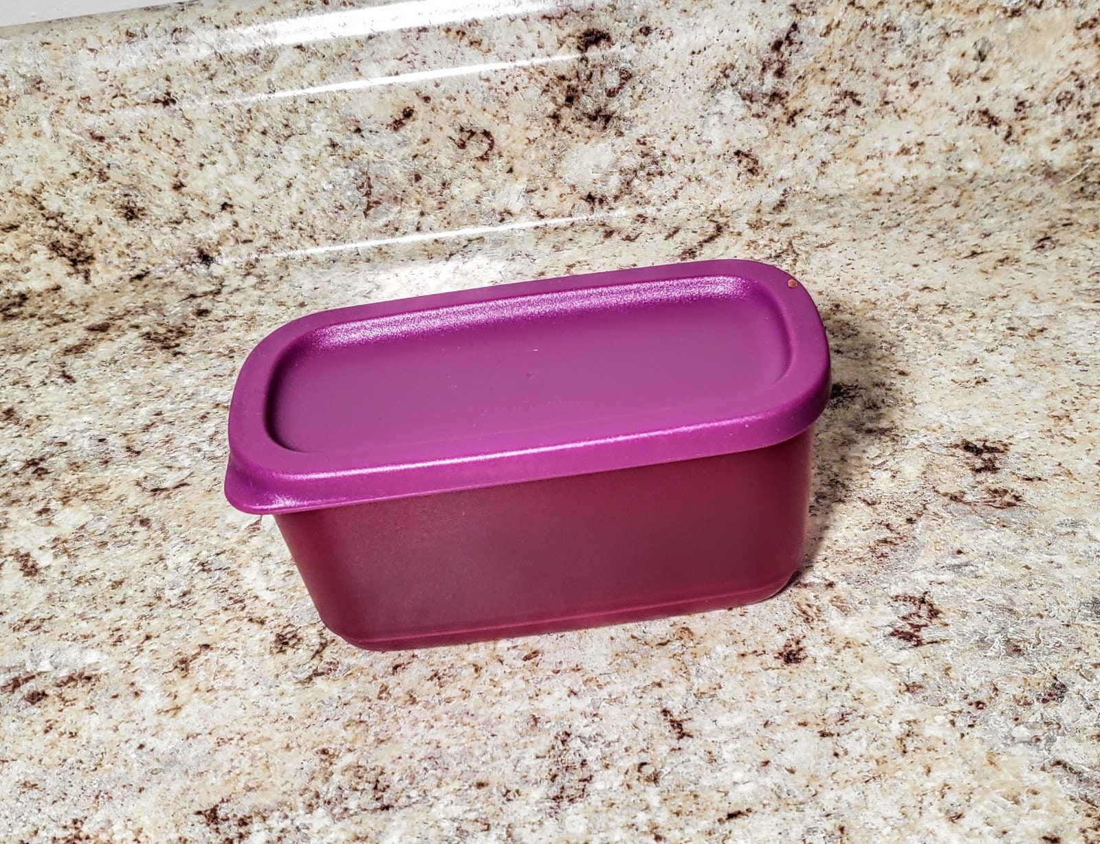 Tupperware Basic Bright Mini Rectangle Snack Container 8162 - Etsy