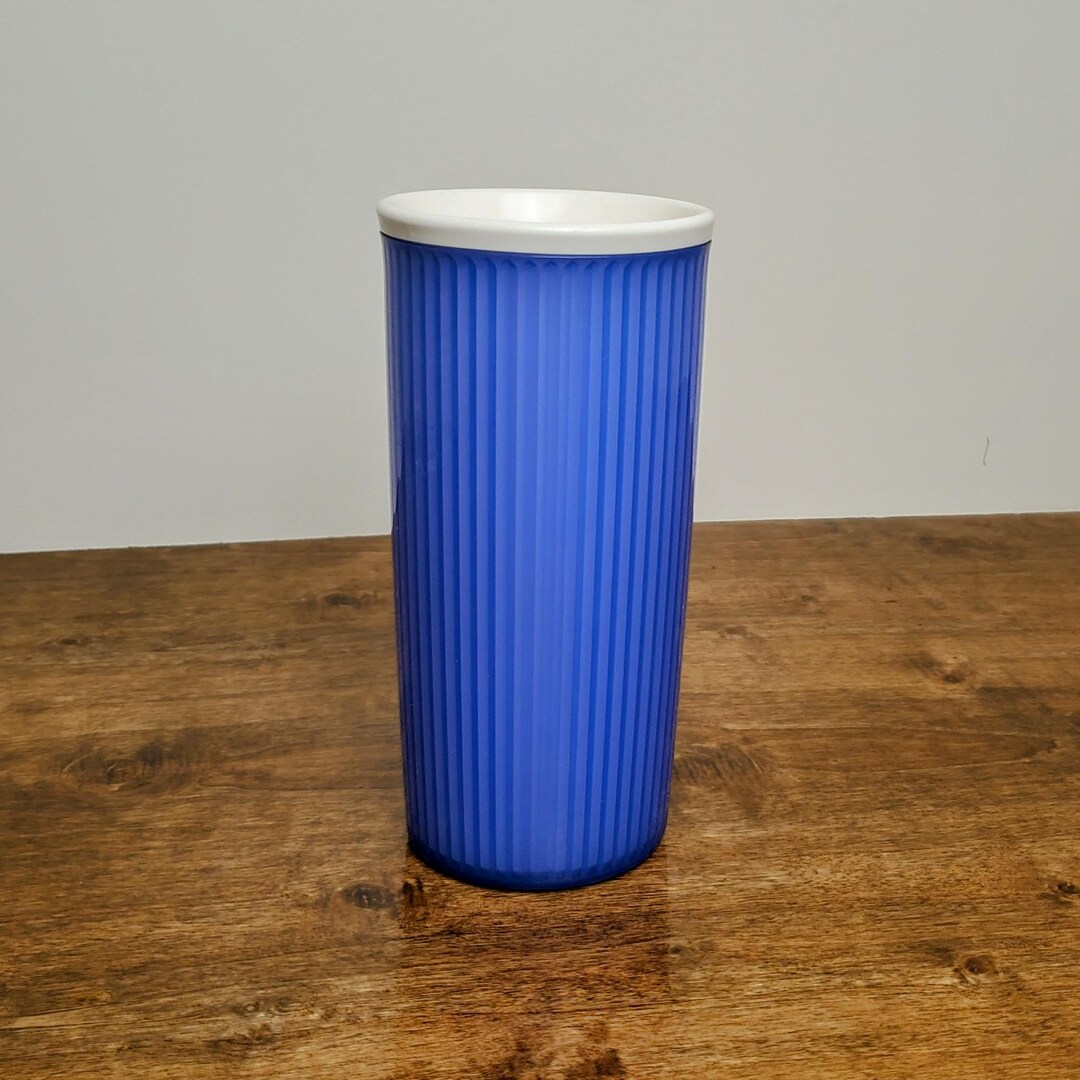 Tupperware Insulated Blue Tumbler NO Lid 24 Oz 3329 - Etsy