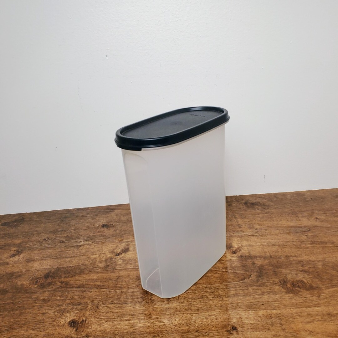 Tupperware Modular Mates Oval 3 Black Seal New #1613 7.25 Cup - Etsy