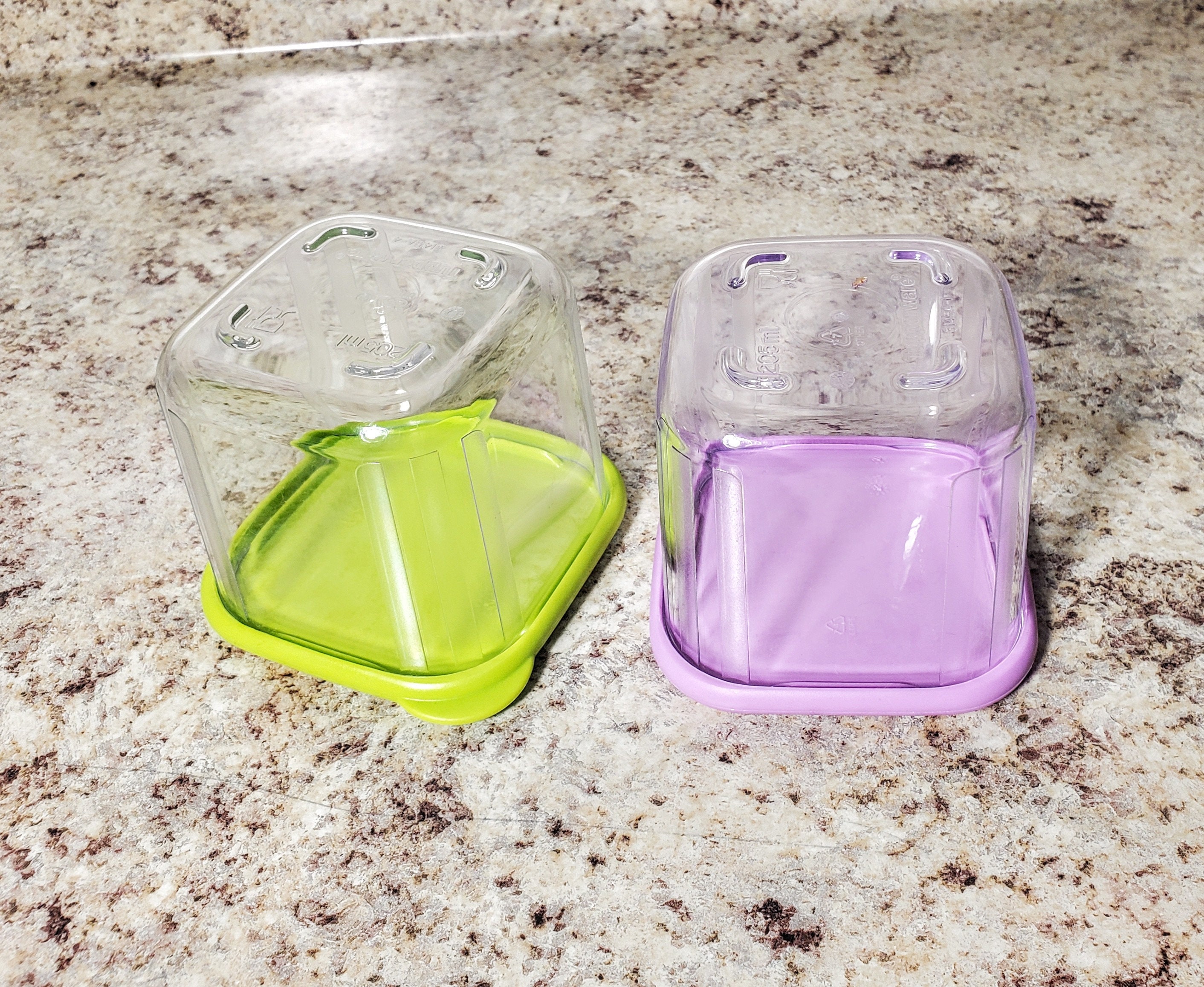 Tupperware Clear Mates Clearmates Mini Snack Container 2pc Set NEW ...