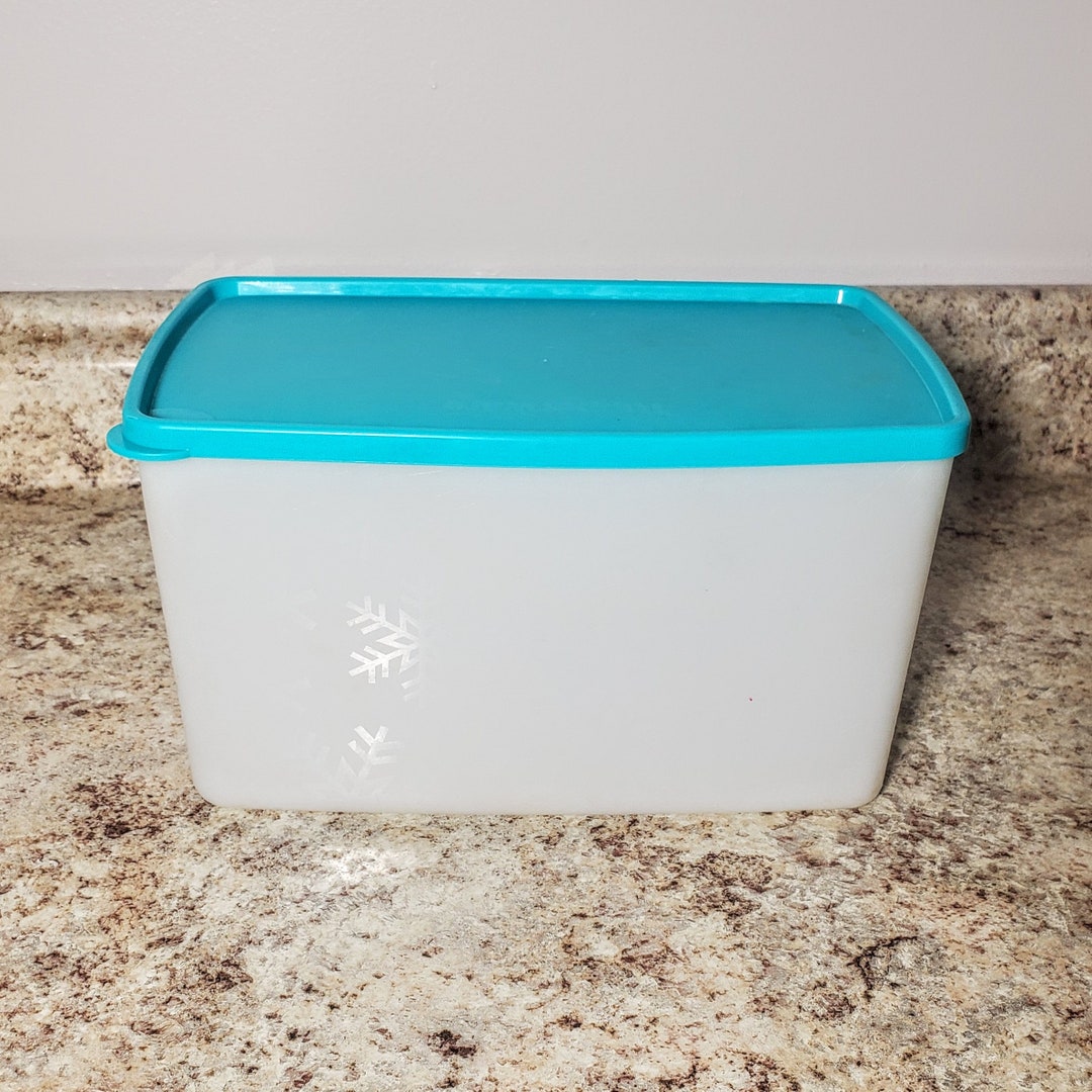 TUPPERWARE 2.8 L Snowflake FREEZER STORAGE Container 5660 With Lid 11.8 ...