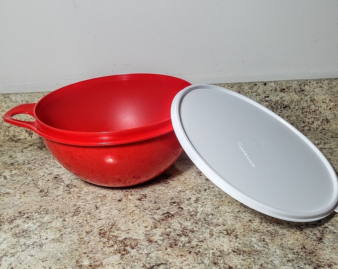 TUPPERWARE New THATSA BOWL Jr 12 Cup Chili Red Air Tight | Etsy