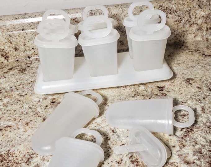 Tupperware Vintage Popsicle Maker Mold Complete 6 for Summer - Etsy