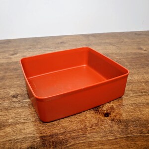 Vintage Tupperware Sandwich Container No Lid Red 1458-2 5.5" X 1.75" - Etsy