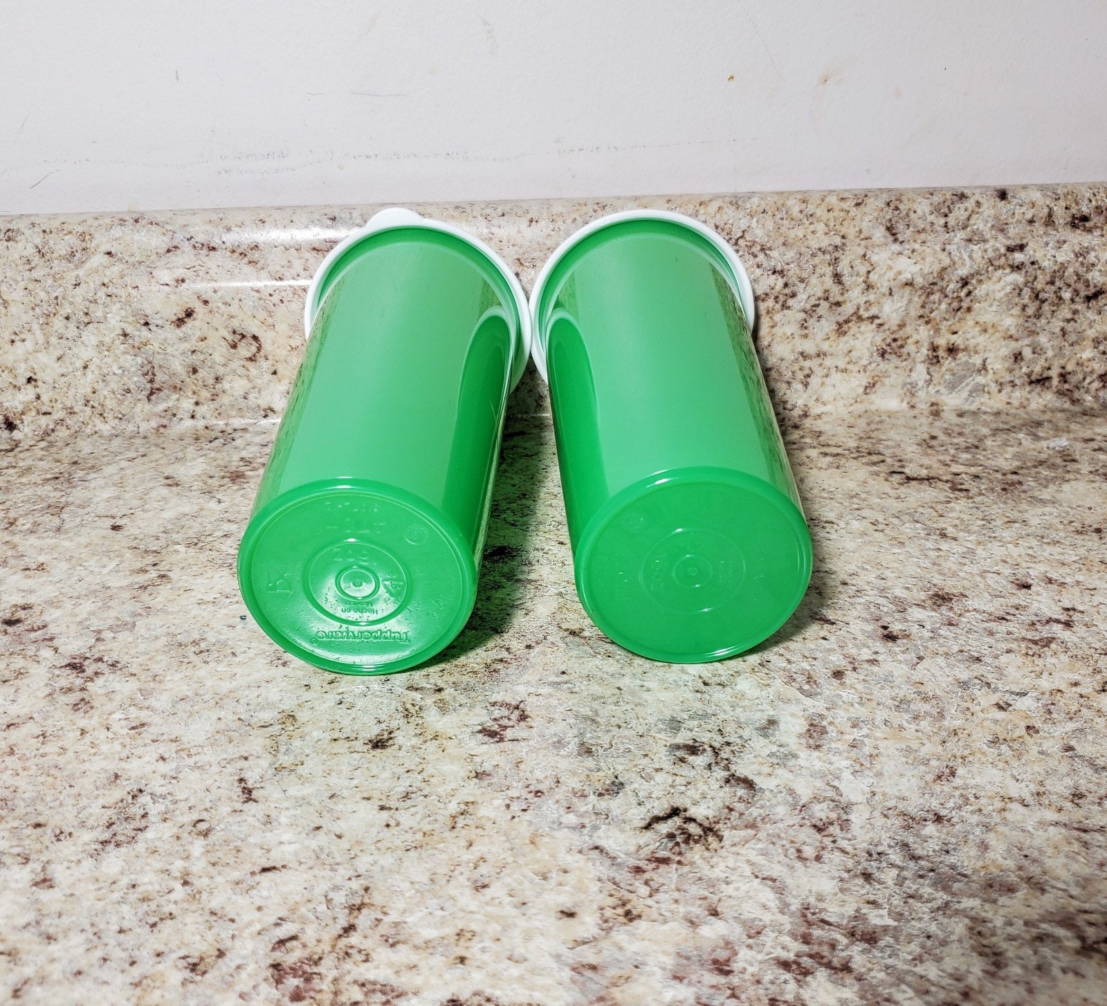 NEW Tupperware Tall Lime Green Tumblers Glasses 16 Oz 5107 Lot of 2 - Etsy