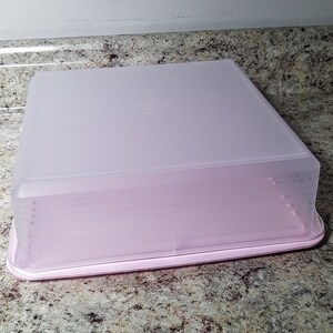Tupperware 9 Inch SQUARE SNACK STOR Store Container Clear - Etsy