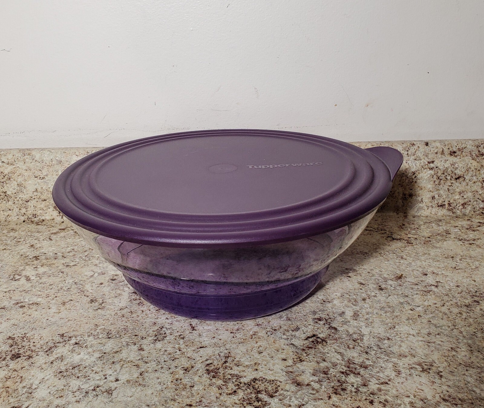 Tupperware Sheerly Elegant Purple Acrylic Bowl W/ Lid 3.2L USA - Etsy