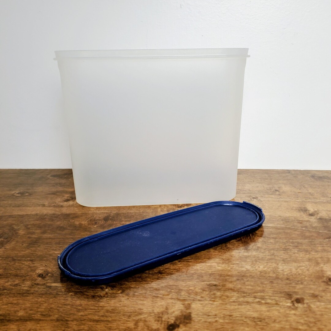Vintage Tupperware Modular Mates #4 Super Oval Canister 3.9L #2351 Blue ...