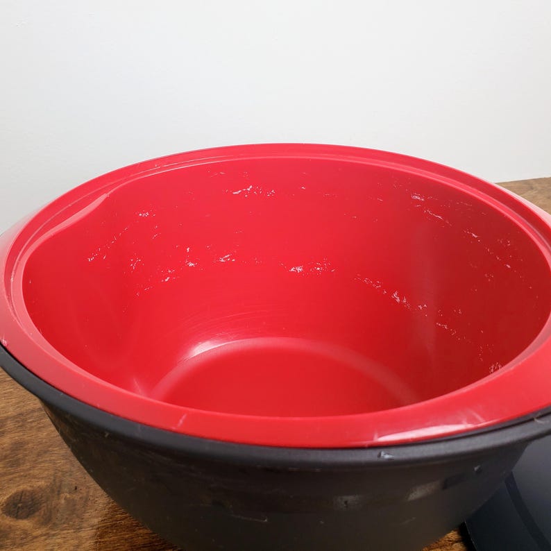 Tupperware Microwave Maroon Insulated Heat Serve & Store Bowls 4995 - Etsy