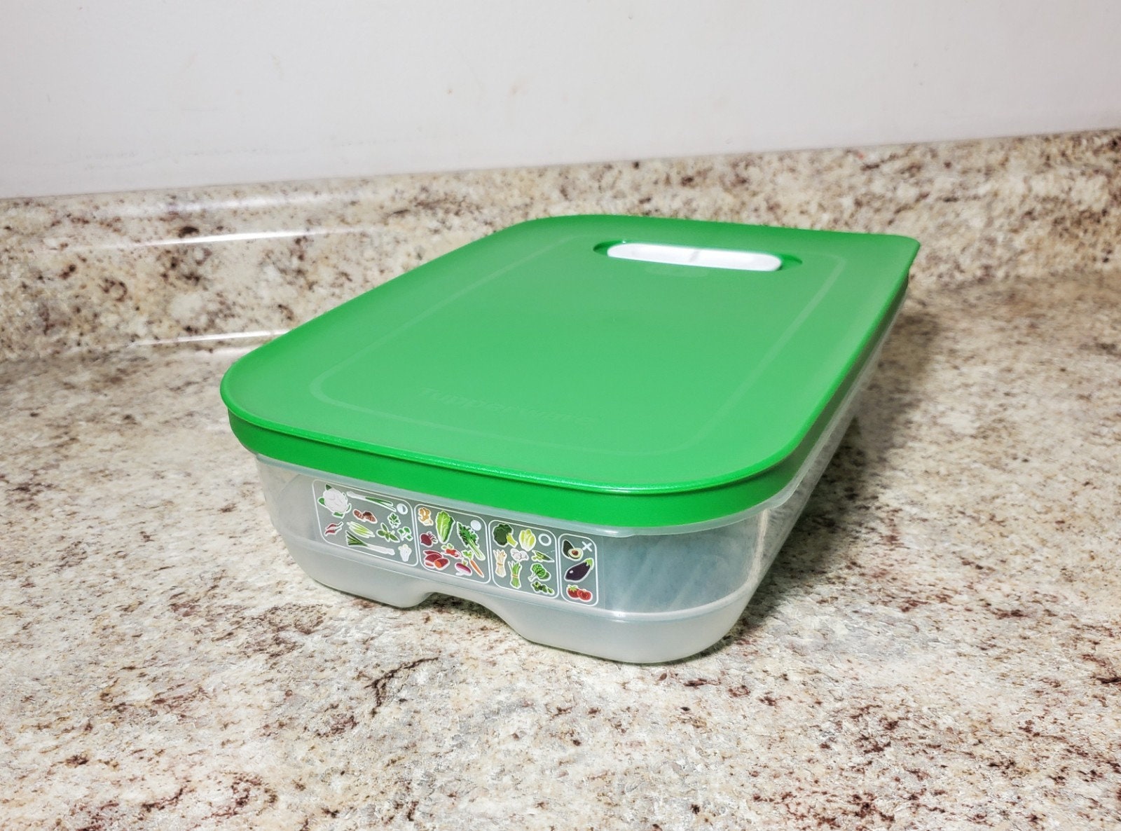 Tupperware Fridge Smart Vegetable Food Storage Crisp-it 1 3/4 Qt ...