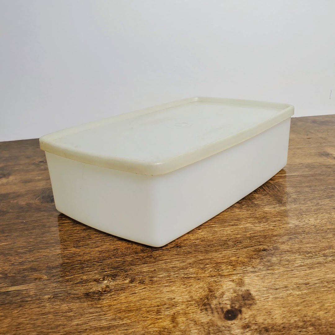 Vintage Tupperware Pac N Store Rectangle Sheer Container 713 - Etsy