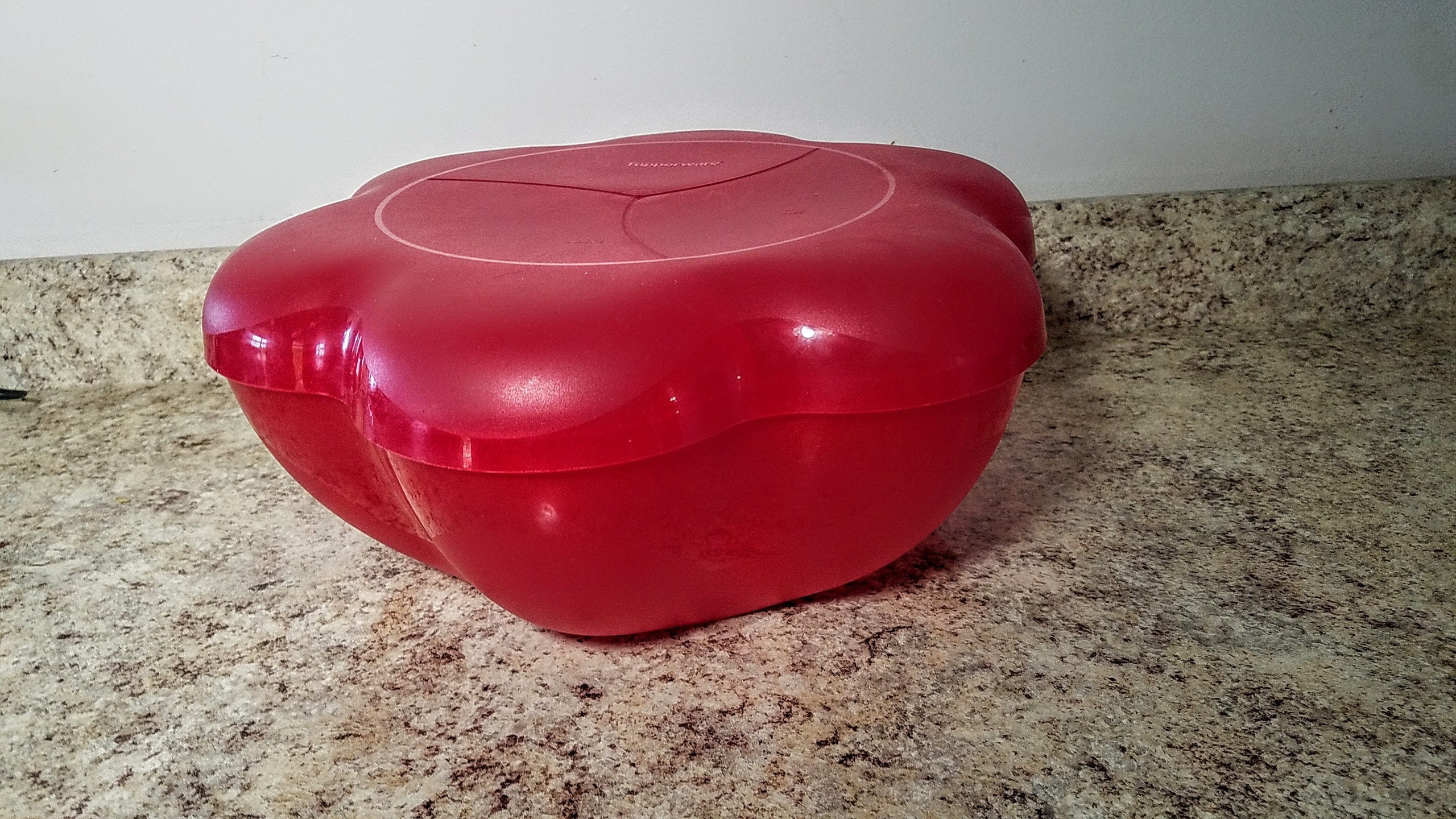 Tupperware Chip N Dip Bowl No Dip Bowl Divided Lid 4624 4626 | Etsy