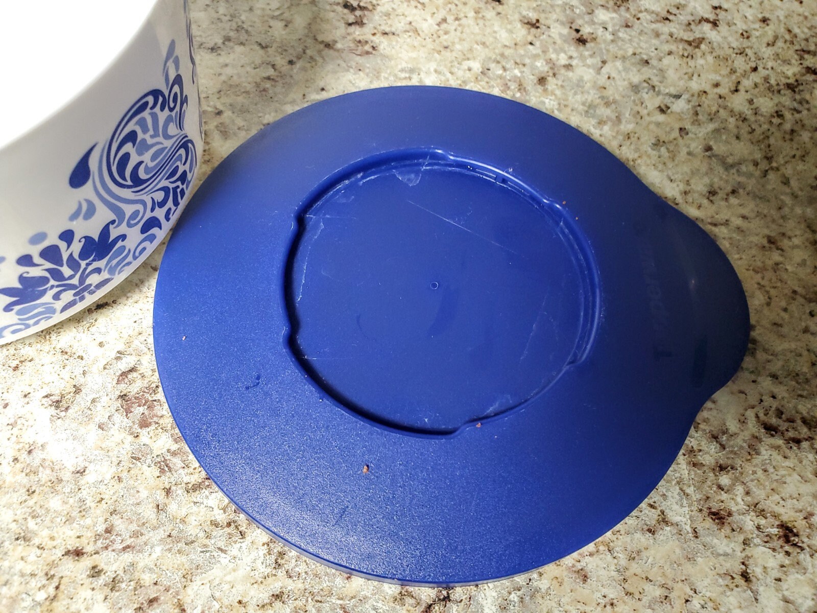 Tupperware Talavera Design Bowl and Seal Blue & White 7712 - Etsy