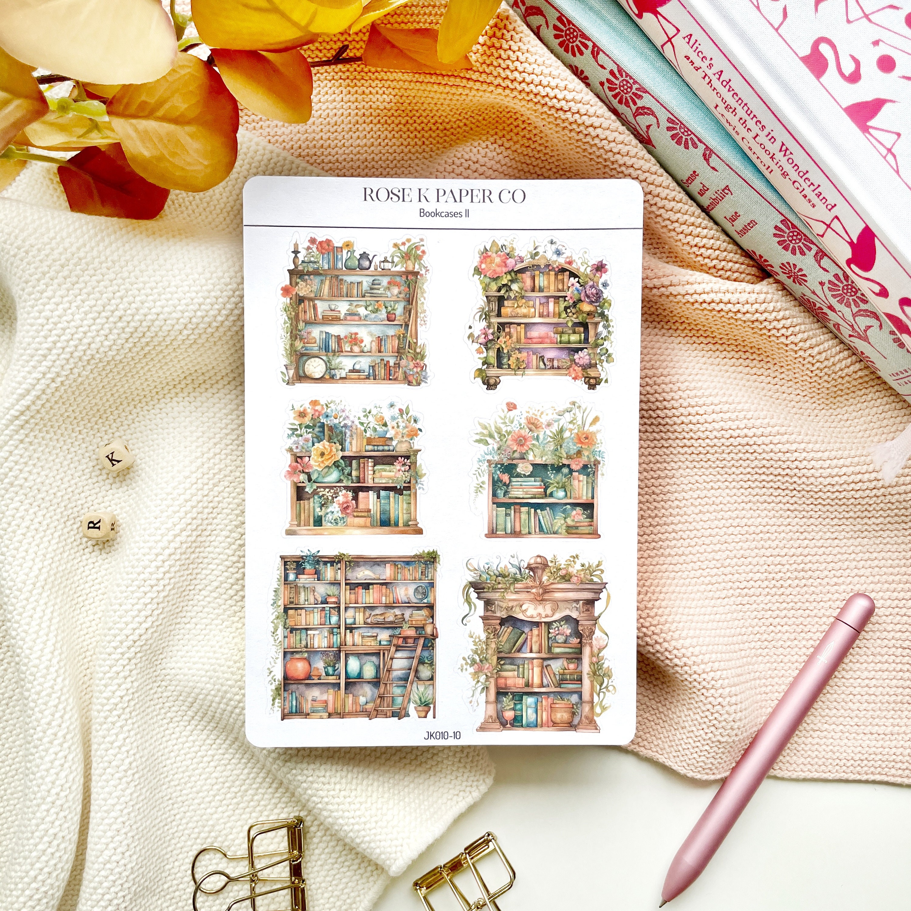 Bookcases II | Book Storefront | Reading Journal - Planner or Journal ...