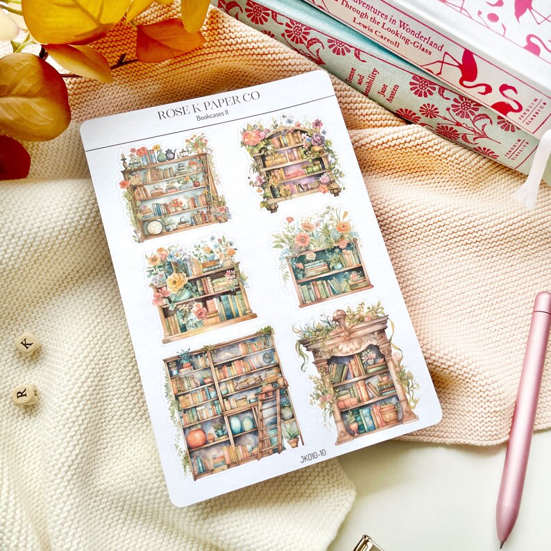 Bookcases II | Book Storefront | Reading Journal - Planner or Journal ...