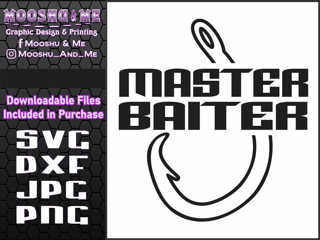 Master Baiter SVG - Etsy