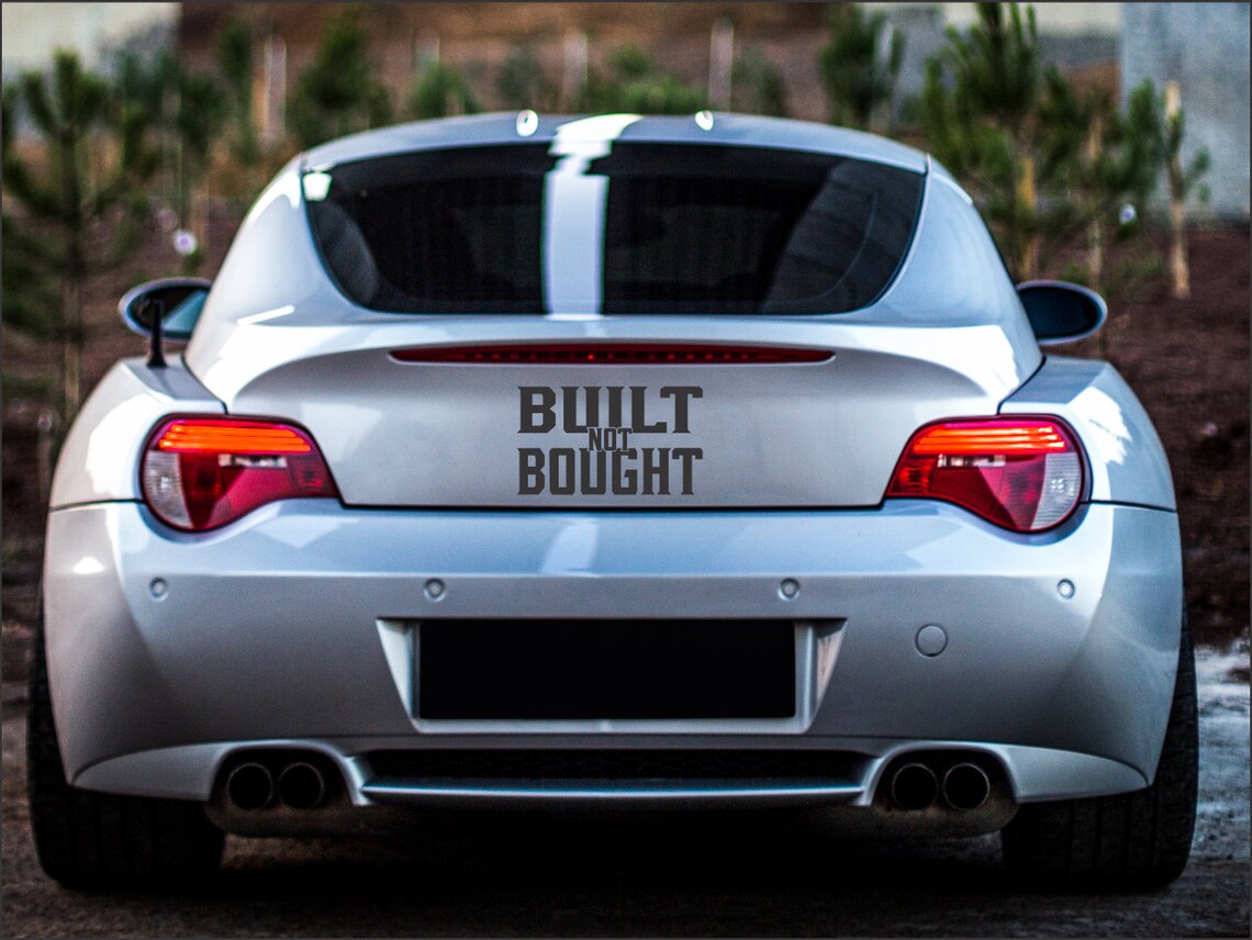 Built Not Bought SVG - Etsy