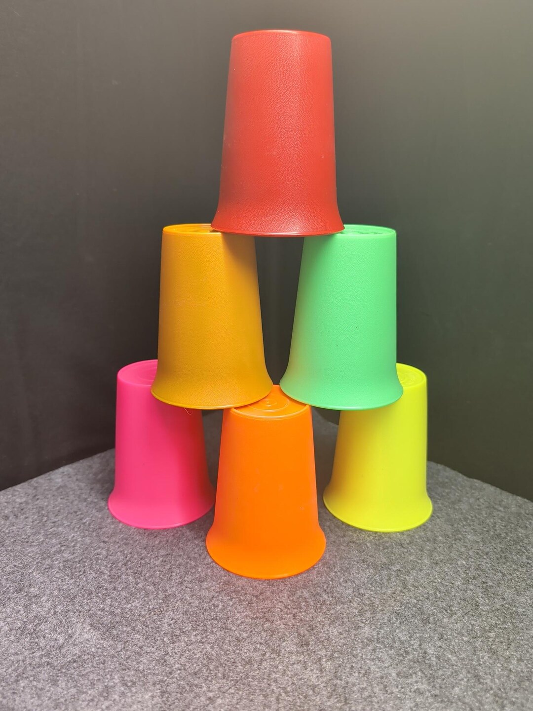 Tupperware Bell Tumblers Set of 6 / Item # 109 / Made in USA / Vintage ...