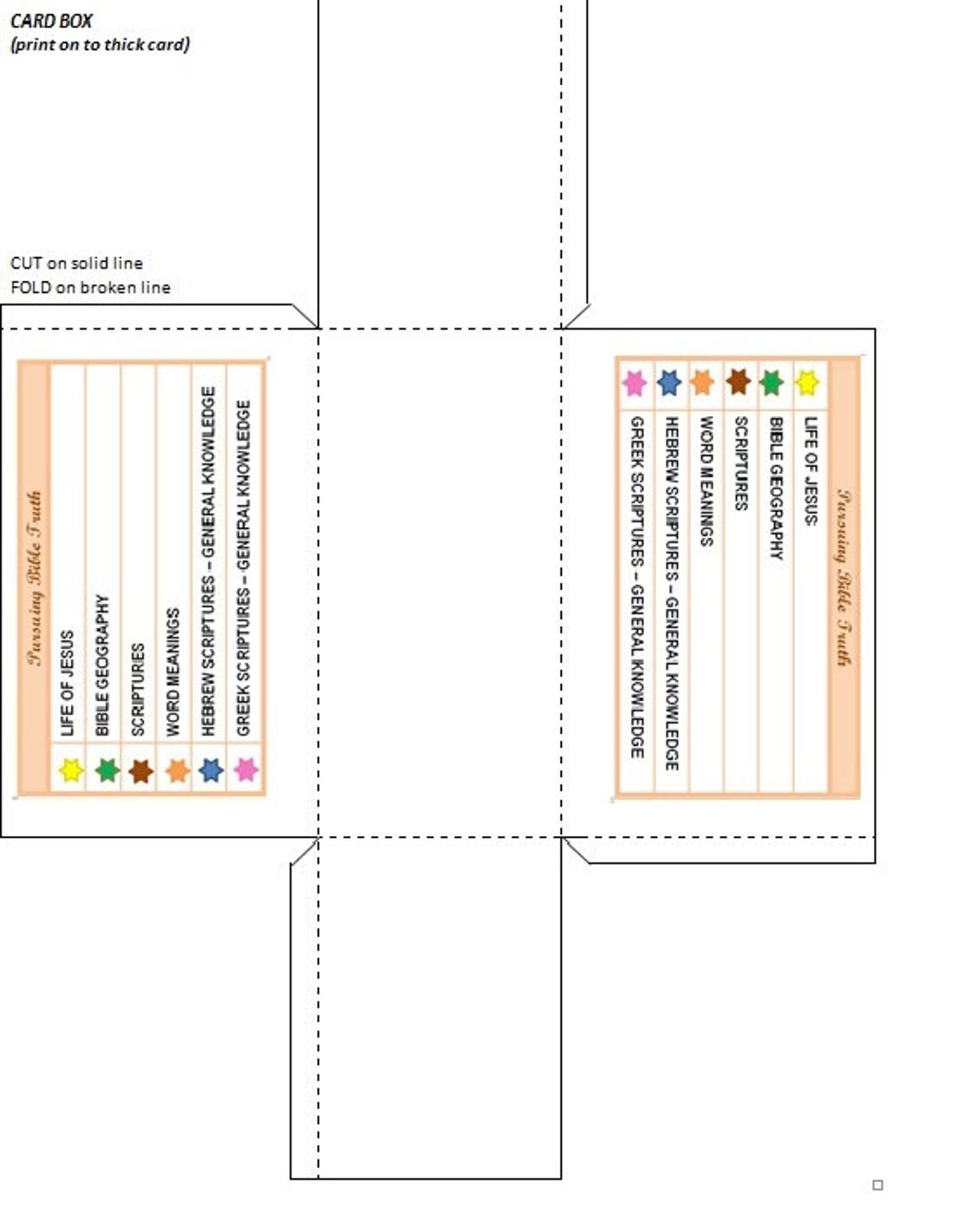 Pack 2 of Bible Trivia Cards for JW Family Worship - Etsy