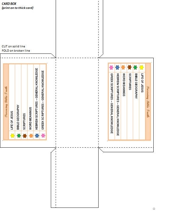 Pack 2 of Bible Trivia Cards for JW Family Worship - Etsy