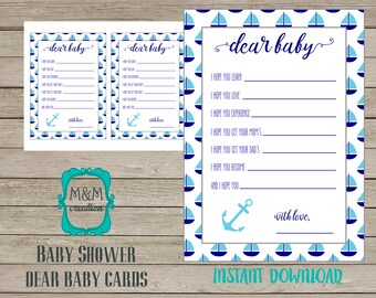 Dear baby letter | Etsy