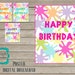 BIRTHDAY POSTER - PAINT Splatter - Etsy