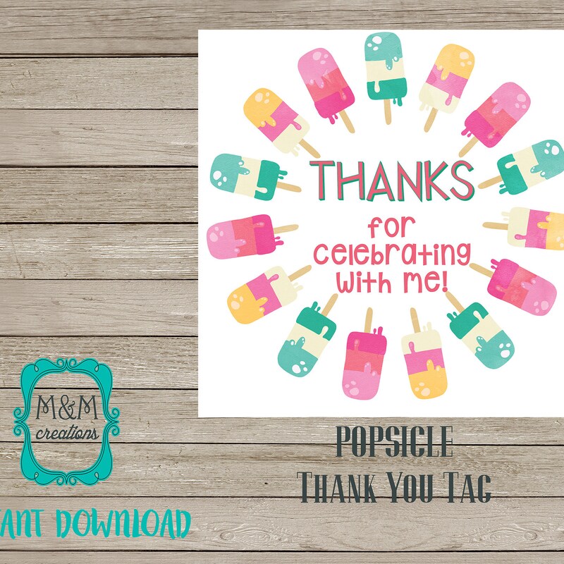 Popsicle Gift Tag - 60+ Gift Ideas for 2024