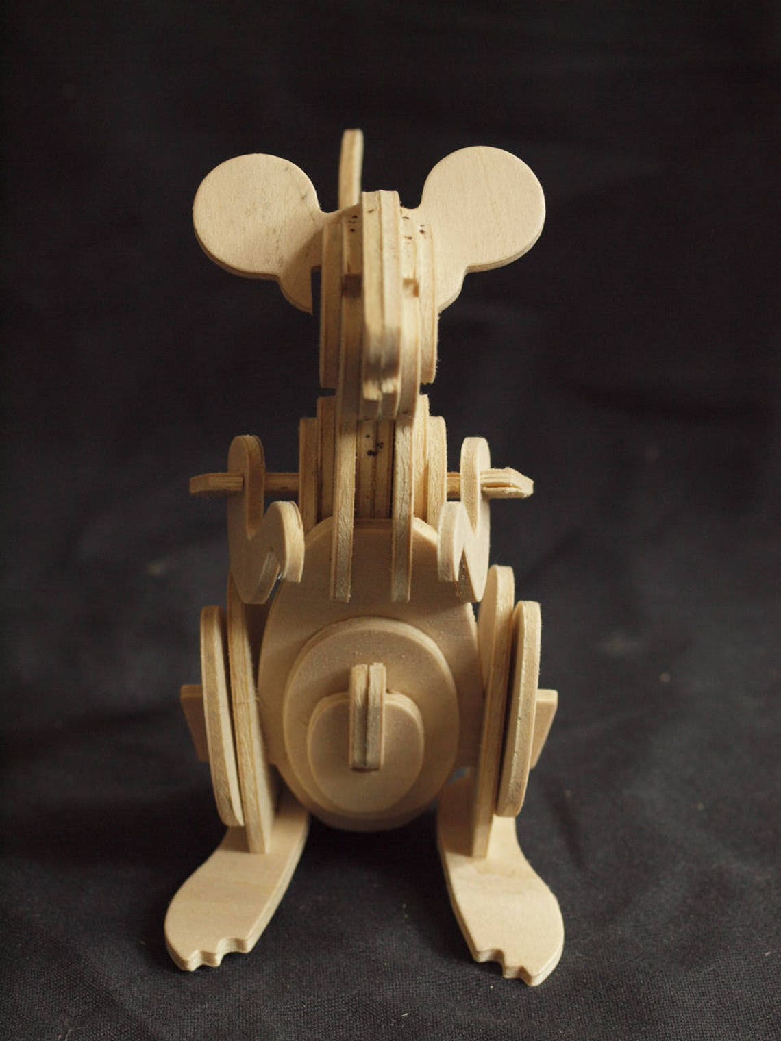 Mouse 3D Wooden Model Puzzle Construction Kit - Etsy