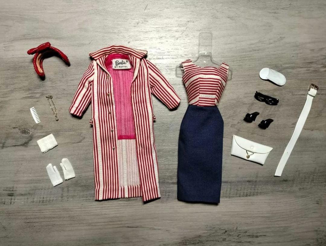 1960 Vintage Barbie ROMAN HOLIDAY 968, Rare Gloves, Rare Sheath, Near ...