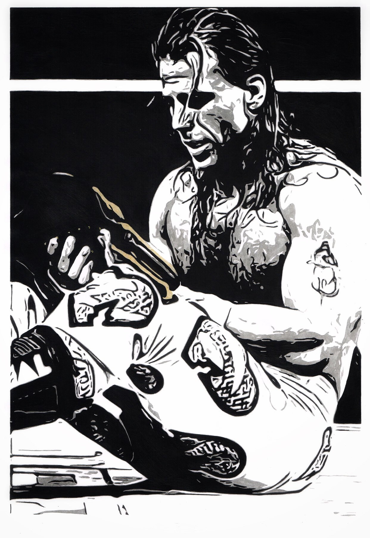 How To Draw Shawn Michaels