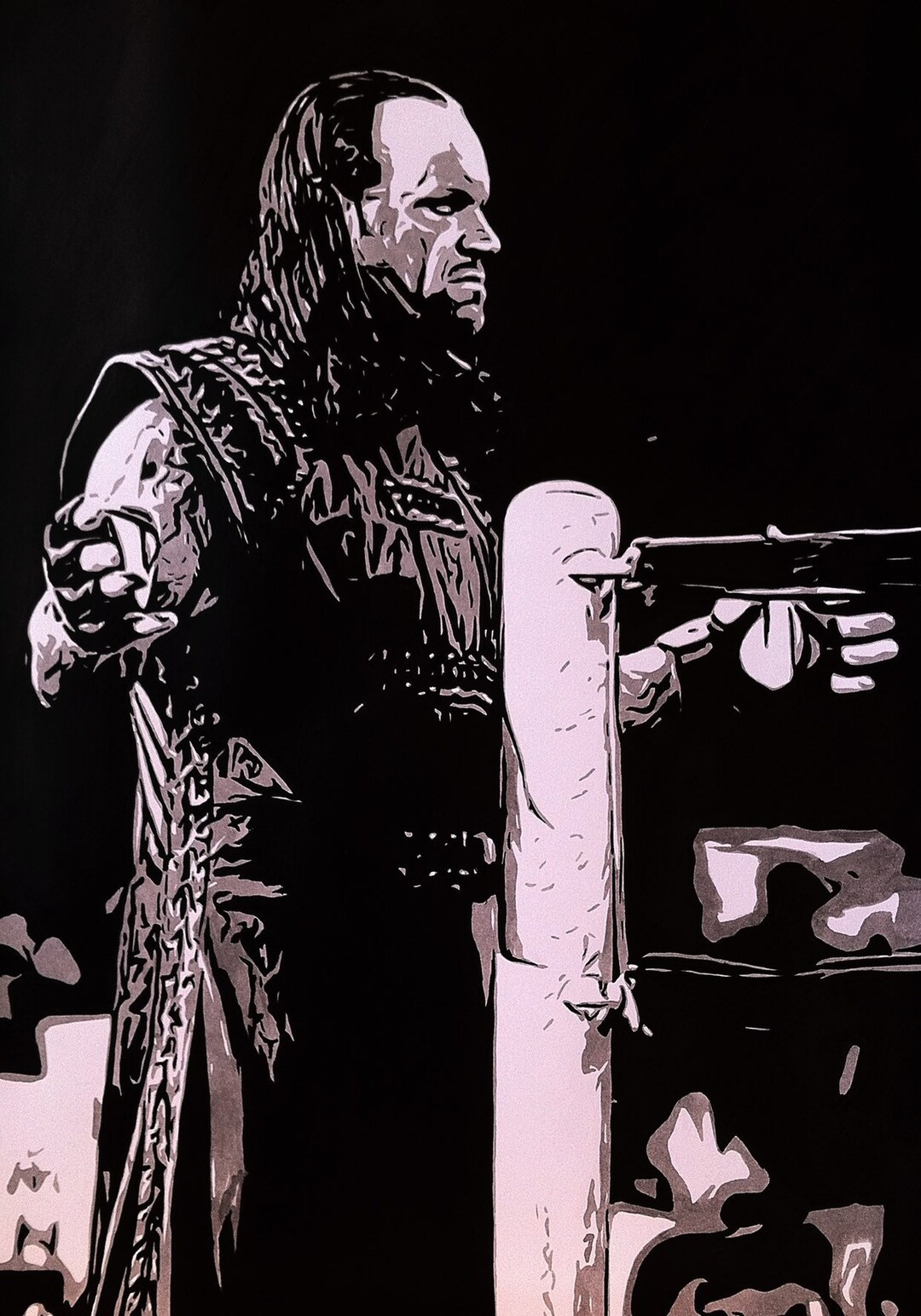 The Undertaker Painting - Etsy