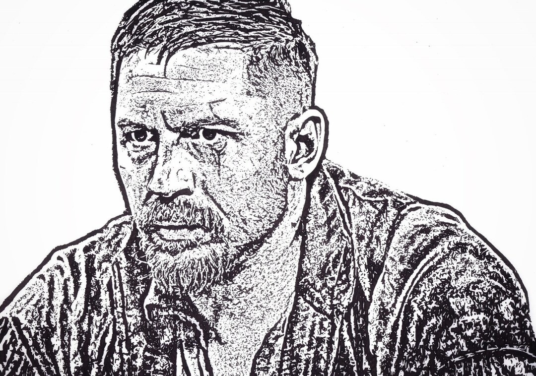 Tom Hardy - Taboo - Original Ink Drawing - Etsy