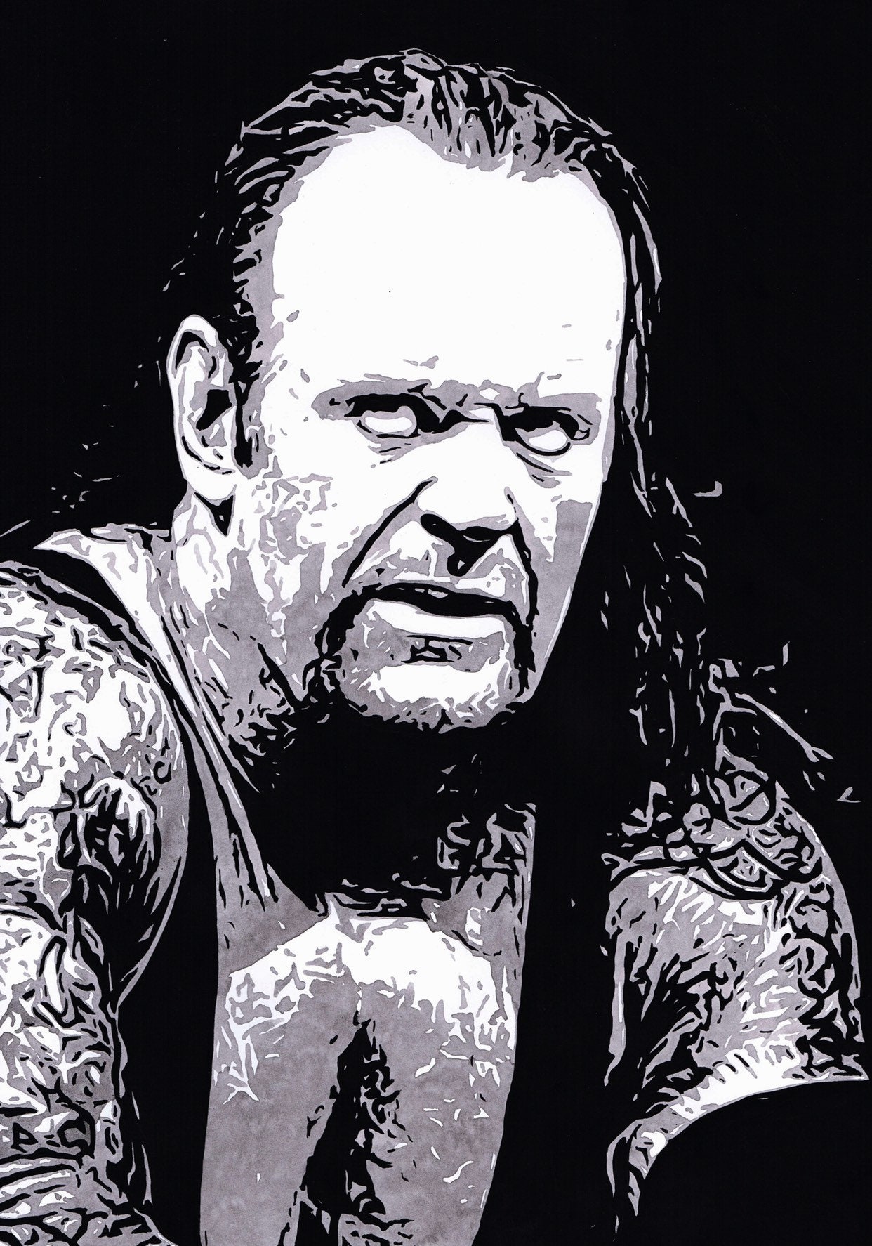 The Undertaker Painting - Etsy