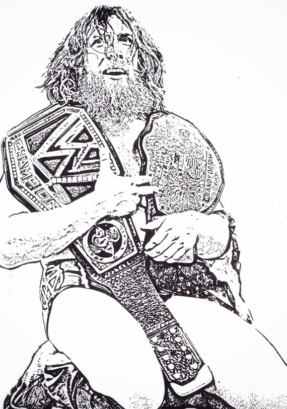 Wwe Drawings Of Daniel Bryan