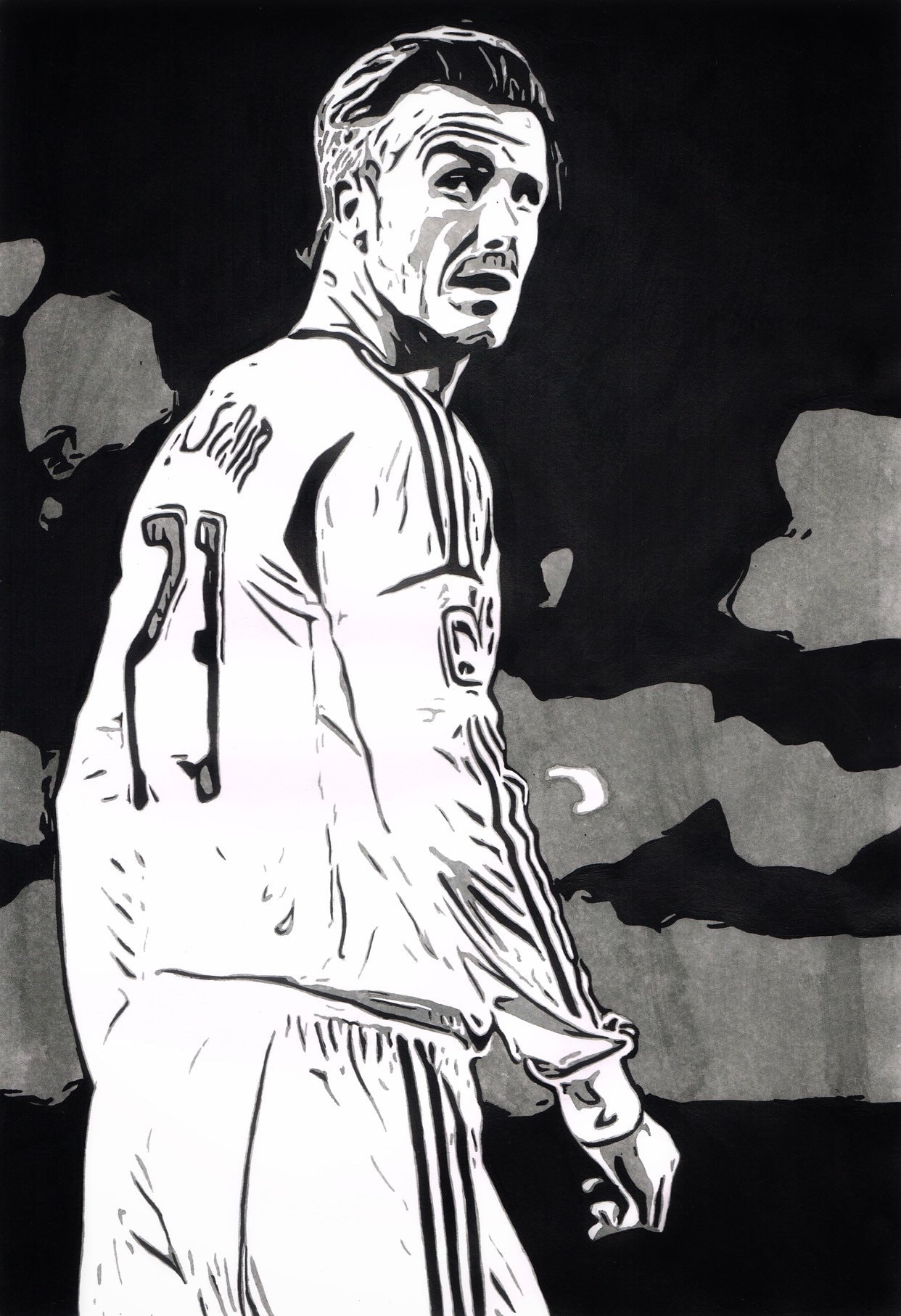 David Beckham - Original Painting - Etsy