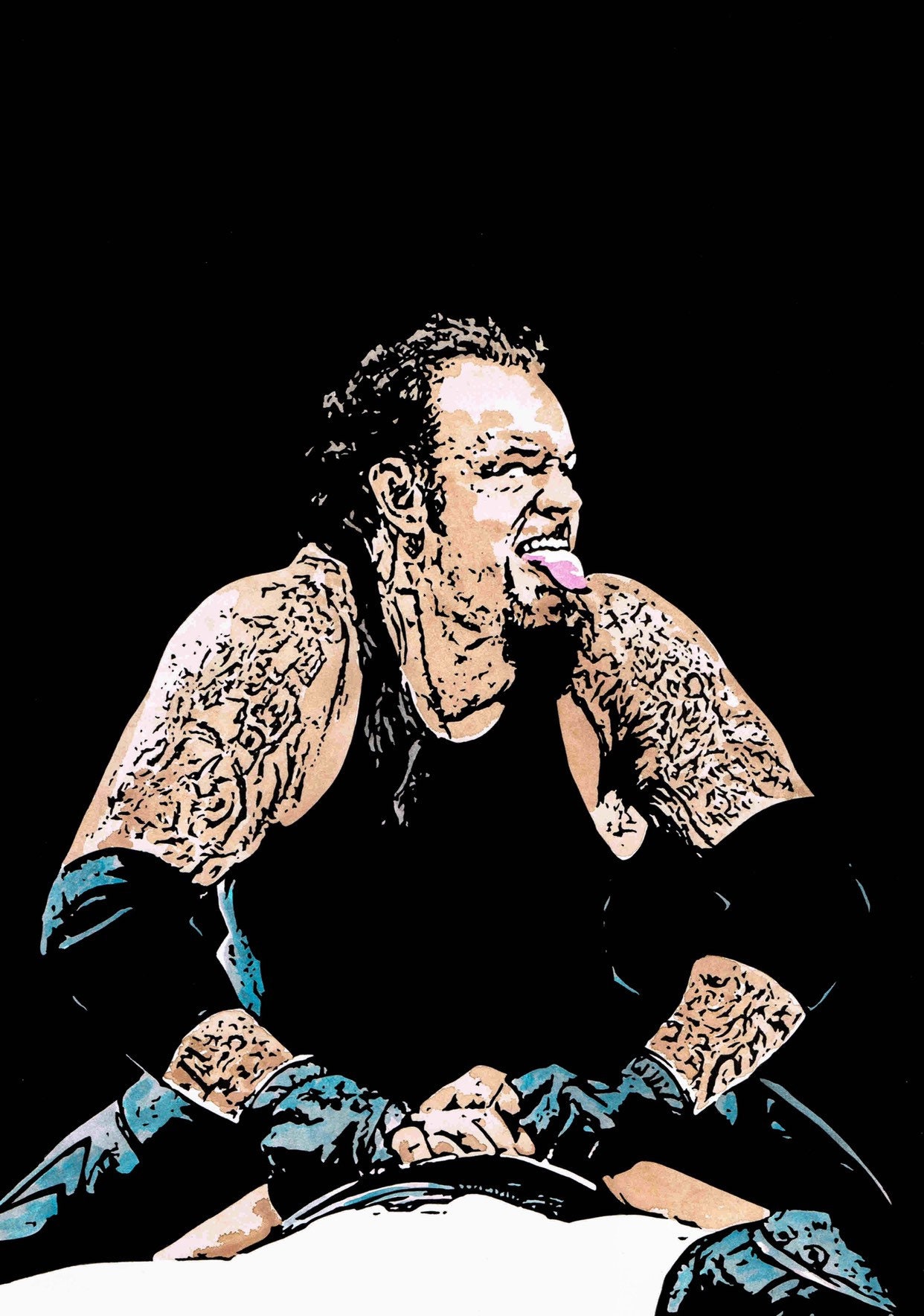 The Undertaker Painting - Etsy